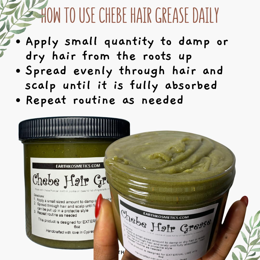 Chebe Hair Grease: Bald Spot Repair & Growth Stimulation – EarthKosmetics